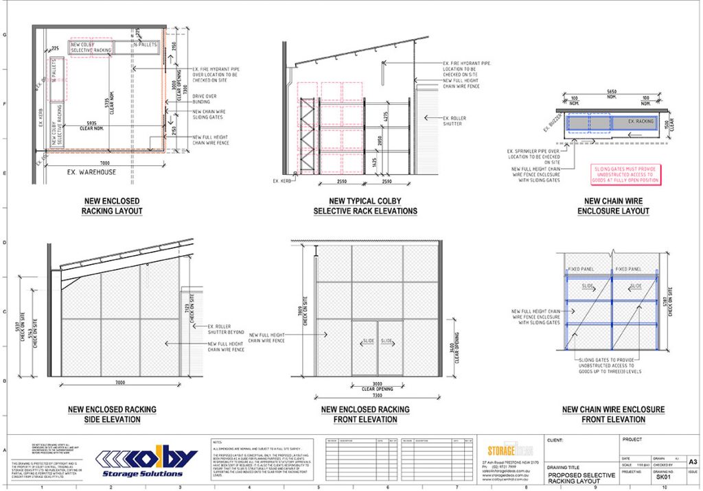 AutoCAD Designs & Drawings - Storage Ideas